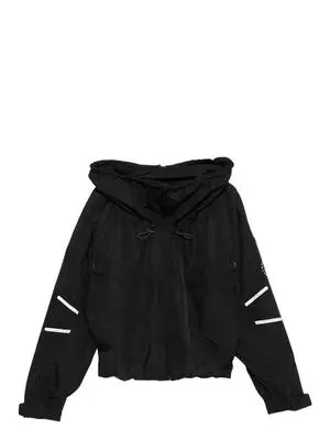 Adidas By Stella McCartney Hooded Reflective-detail Jacket - Black