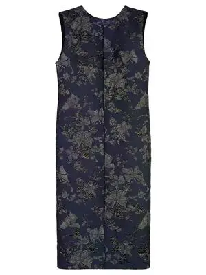 Ports 1961 Floral-print Sleeveless Midi Dress - Blue