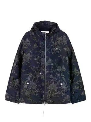 Ports 1961 Floral-jacquard Jacket - Blue
