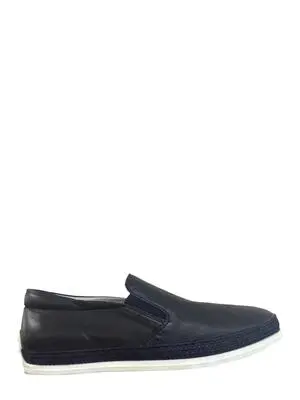 TOD'S Leather Slip-on Loafers - Blue