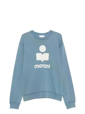MARANT Logo-print Sweatshirt - Blue