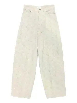 HAIKURE Bethany Frayed-denim Jeans - Neutrals