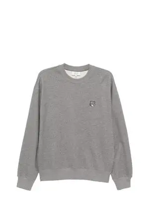 Maison Kitsuné Bold Fox Head Patch Sweatshirt - Grey