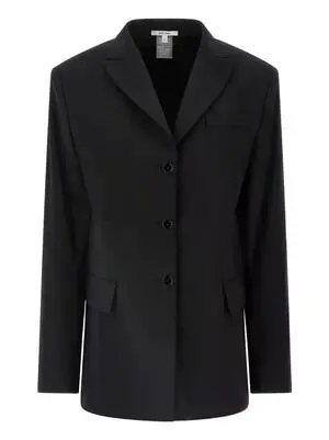 NENSI DOJAKA Peak-Lapel Blazer With Tie Detail