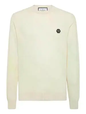 Philipp Plein Logo-patch Pullover - Neutrals