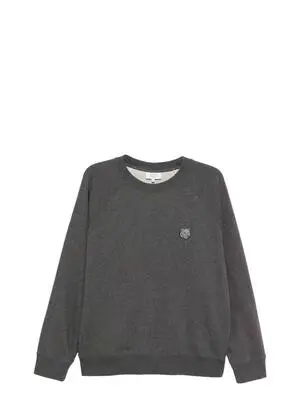 Maison Kitsuné Bold Fox Head Patch Sweatshirt - Grey