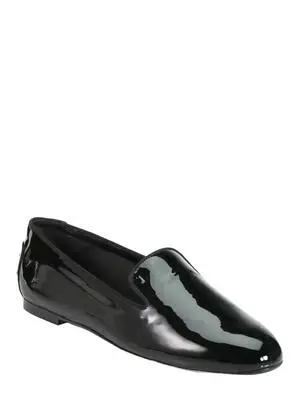 TOD'S Leather Slip-on Loafers - Black