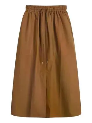 Studio Nicholson Elasticated Waist A-line Skirt - Brown