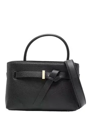 Emporio Armani Mini Knotted-detail Tote Bag - Black