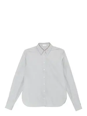 Brunello Cucinelli Button-down Pinstripe Shirt - Grey