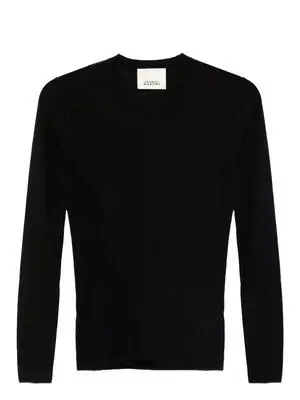 Isabel Marant Crew-neck Long Sleeve Sweater - Black