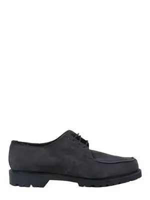 RIER Lace-up Suede Derby Shoes - Black