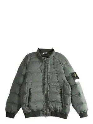 Stone Island Urban Puffer Bomber Jacket - Cement