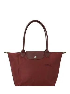 Longchamp Le Pliage Green M Shoulder Bag Wine