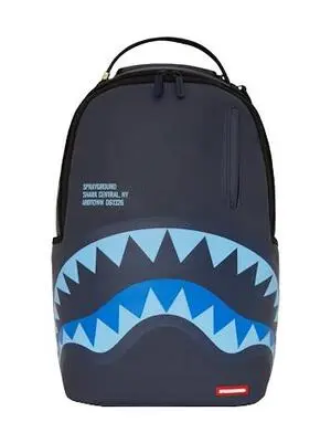 SPRAYGROUND Shark Central Late Arrival Dlxsv Backpack - Midnight Blue