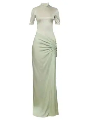 Christopher Esber Fusion Ruched Gown - Green