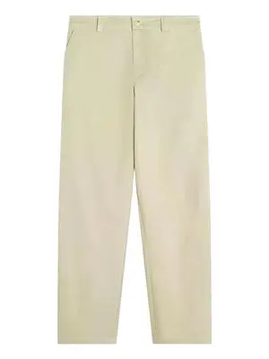 Maison Kitsuné Embroidered-pocket Trousers - Neutrals
