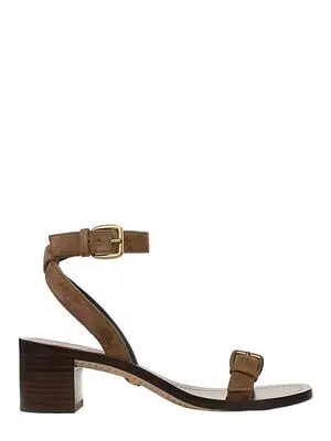 Veronica Beard 50mm Elia Sandals - Brown