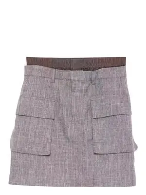 BLAKLACE Cargo Skirt - Grey
