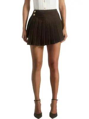 Manière De Voir Joëlle Mini Skirt - Brown