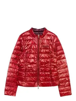 Patrizia Pepe Zip-front Puffer Jacket - Red