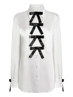 Dolce & Gabbana Bow-embellished Blouse - White
