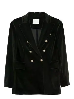CIRCOLO 1901 Velvet Double-Breasted Jacket