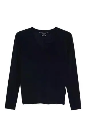 Majestic Filatures Long-sleeve V-neck Sweater - Blue