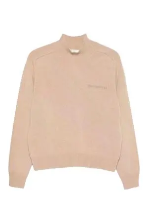 Peserico High-neck Embellished Sweater - Neutrals