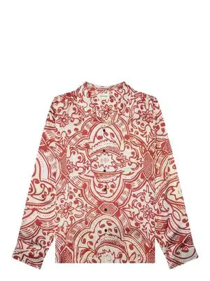 HONOR THE GIFT Patterned-print Long-sleeves Shirt - Red