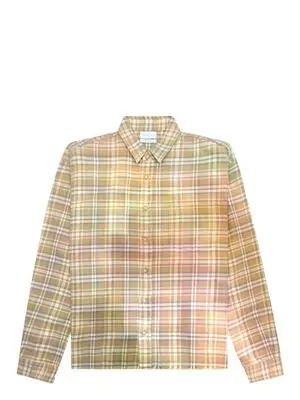 John Elliott Frayed Check-pattern Shirt - Neutrals