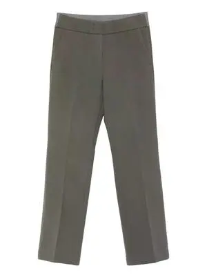 Peserico Flat-front Side-pocket Trousers - Grey