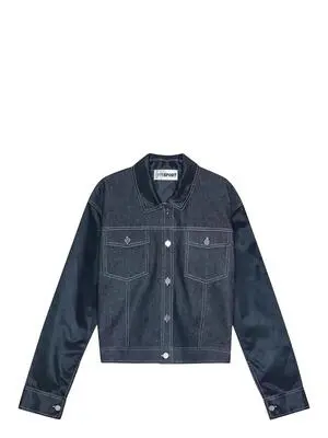 OPÉRASPORT Buttoned Denim Jacket - Blue