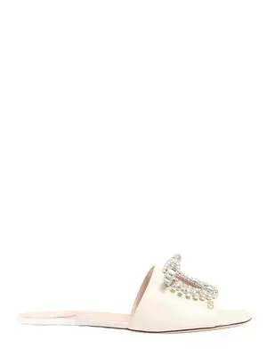 Valentino Garavani Adamantine Crystal-embellished Sandals - White