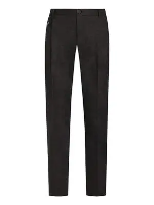 Dolce & Gabbana Pleated-front Trousers - Grey