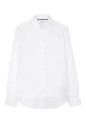 Paul Smith Long-sleeve Linen Shirt - White