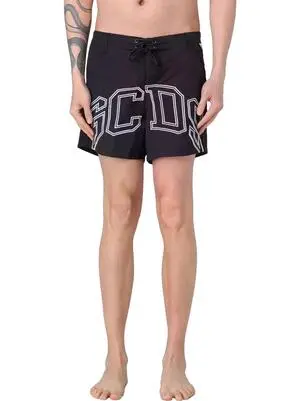 Gcds Logo-print Drawstring Shorts - Black