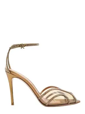 GIANVITO ROSSI 95mm Crystal-Embellished Slingback Pumps