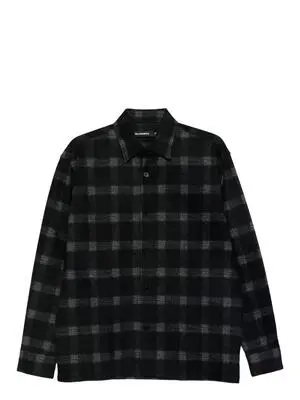 Karl Lagerfeld Checked-pattern Shirt - Black