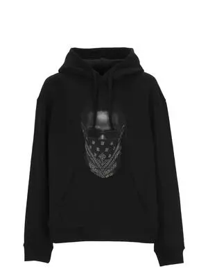 IH NOM UH NIT Bandana Print Hoodie - Black