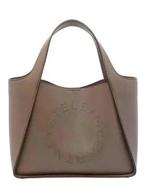 Stella McCartney Stella Logo Tote Bag - Brown