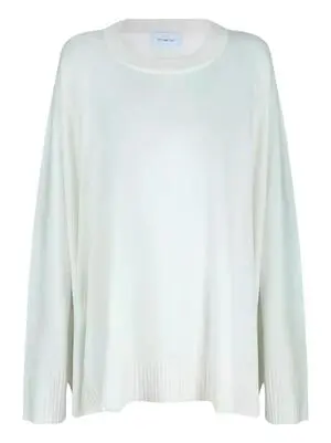 Malo Long-sleeved Cashmere Top - White
