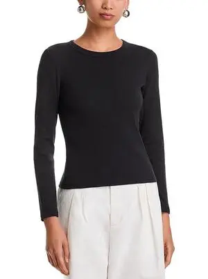 LESET Nando Slim Fit Long Sleeve Top - Black