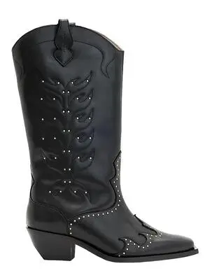 ALLSAINTS Dolly Studded Boots - Black