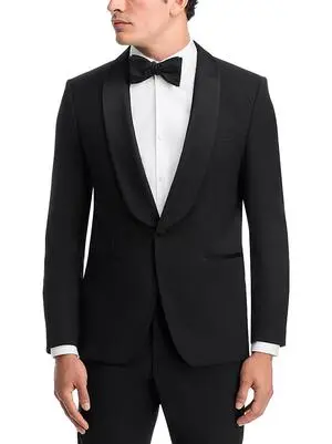 BOSS Slim Fit Shawl Collar Tuxedo Jacket - Black