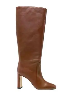 STUART WEITZMAN 85mm Babette Knee-high Leather Boots - Brown