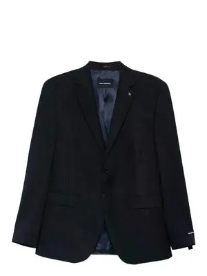 Karl Lagerfeld Pinstripe Two-button Blazer - Blue