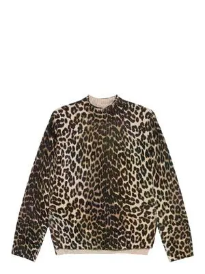 Seventy Leopard-print Pullover - Brown