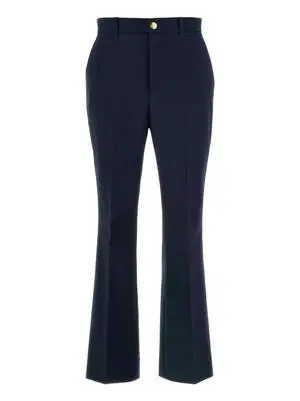 Gucci Cotton Trousers - Blue