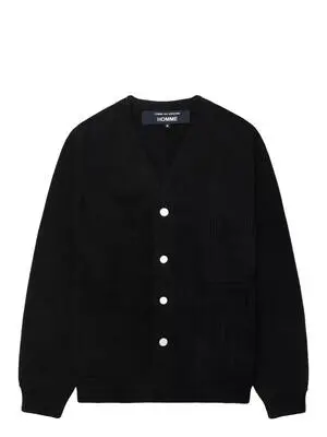 Comme Des Garçons Raglan-sleeve Cardigan - Black